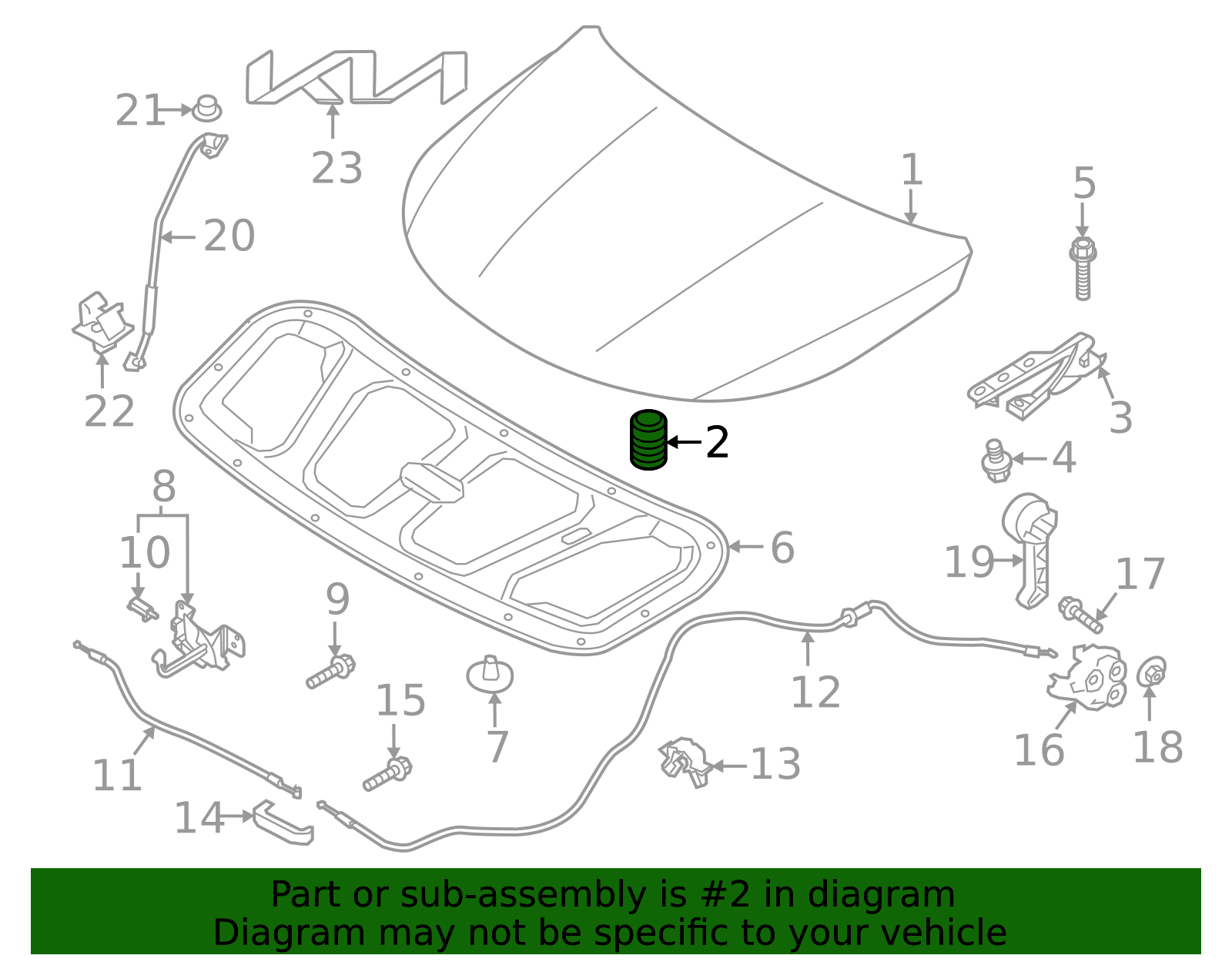 17377-22036B - Overslam Bumper 2020-2025 Kia | Kia.Parts Store