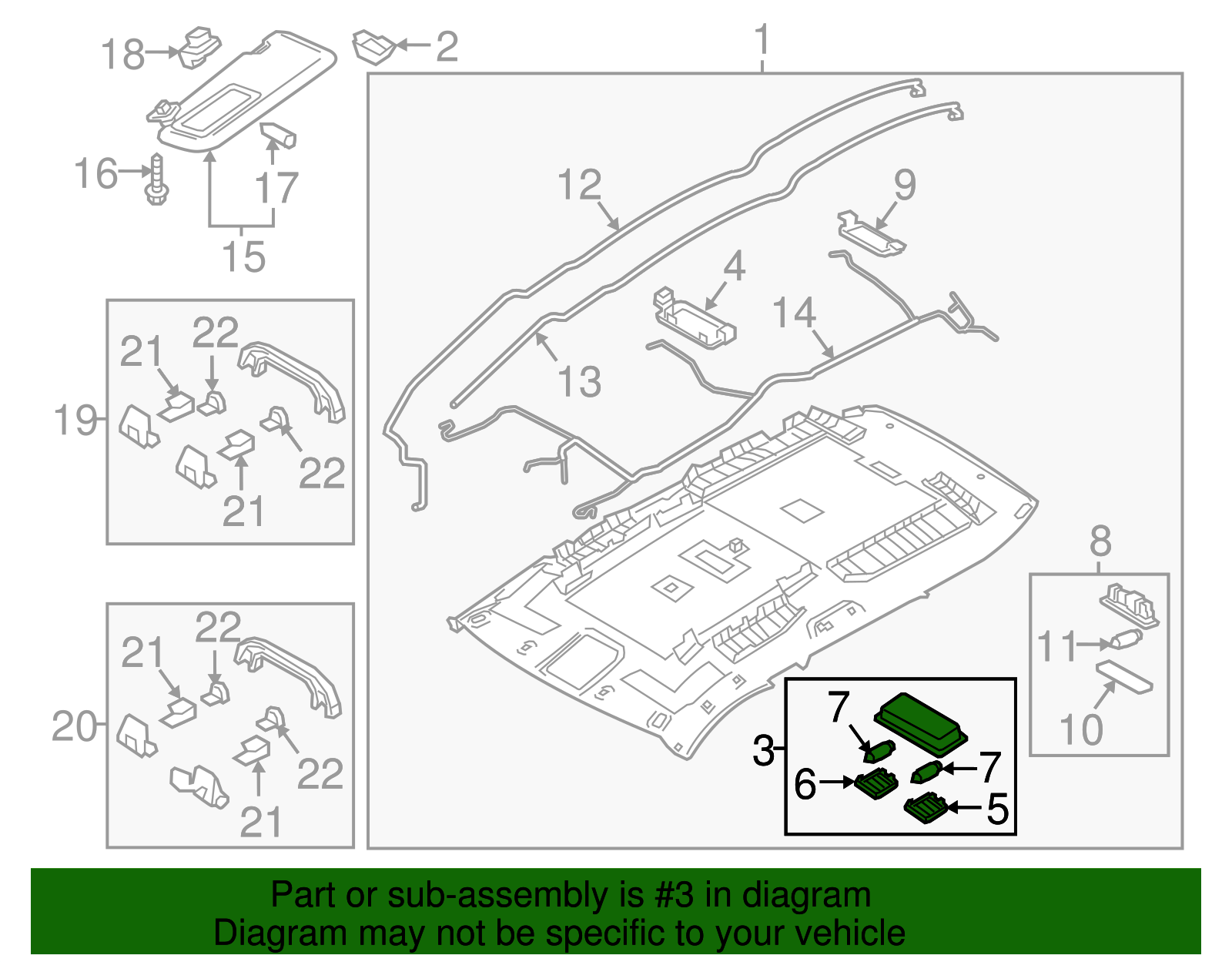 2013-2025 Mazda Dome Lamp KD45-51-310-75 | Mazda Parts Deals