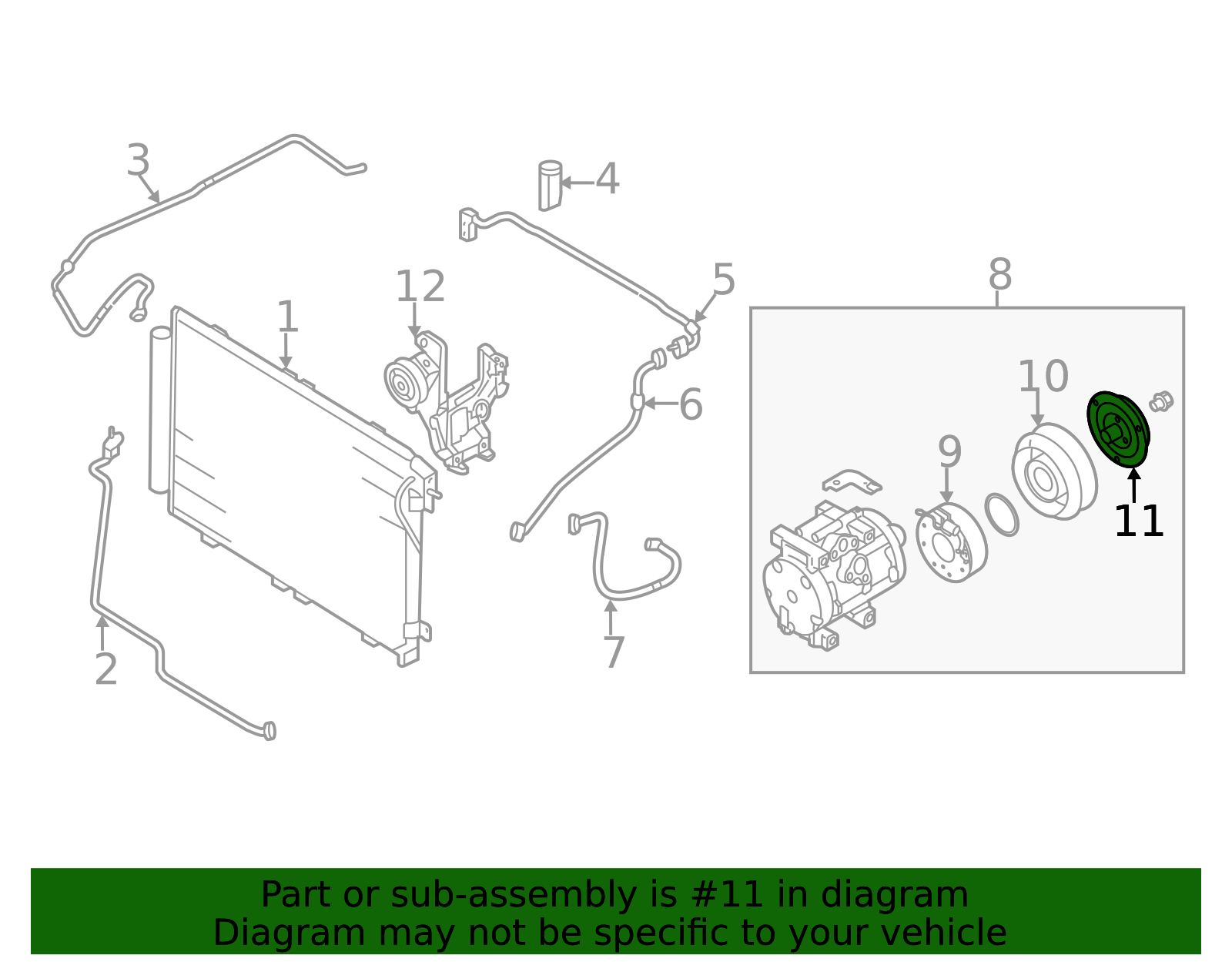 97644-26300 - A/C Compressor Clutch Hub 2001-2006 Kia | Kia.Parts Store