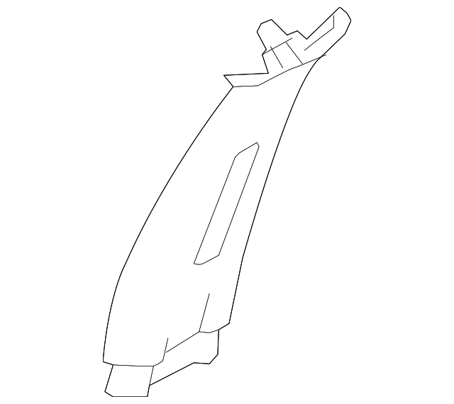 2014-2020 Nissan Rogue Upper Center Pillar Trim 76914-4BA2A | Bill Kay ...