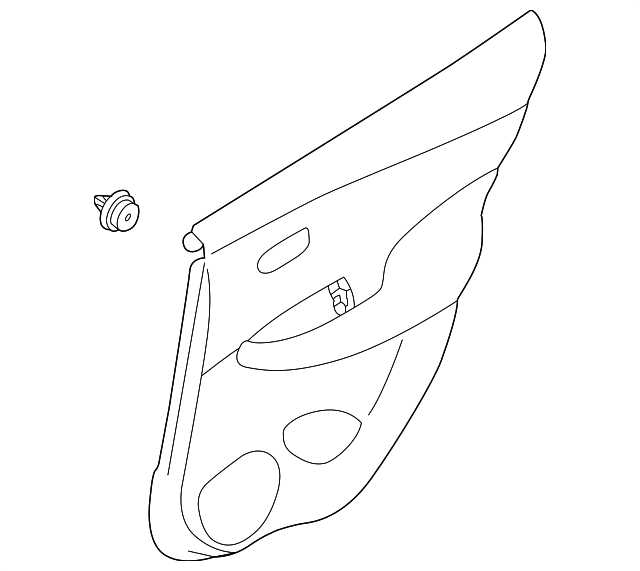 82900-5SA1F - Door Trim Panel - 2023-2025 Nissan LEAF | Nissan OEM ...
