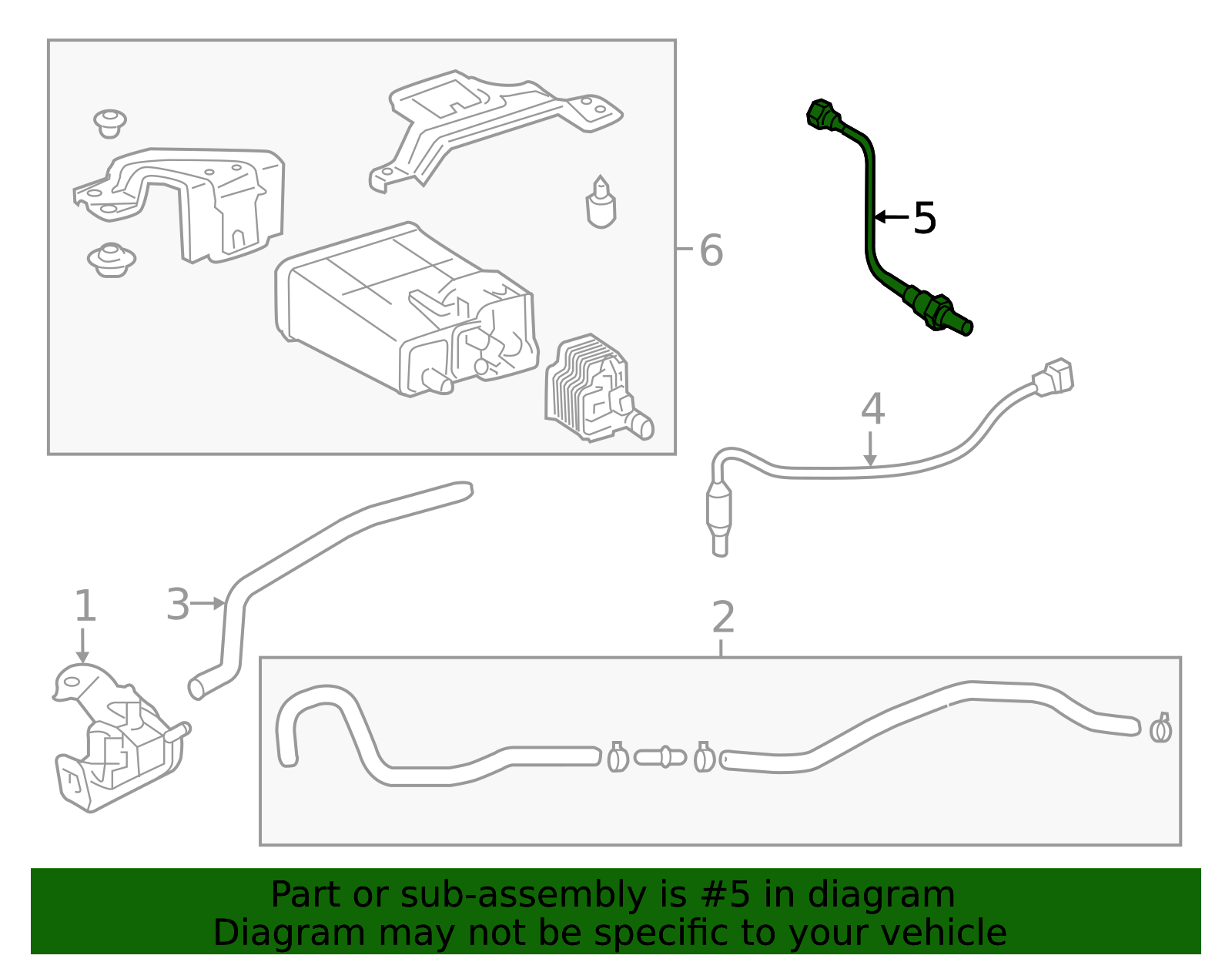 Oxygen Sensor 89465-33600 | OEM Parts Online