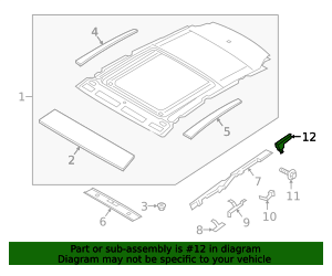 2020-2025 Ford Escape Roof Side Rail Reinforcement LJ6Z-78513A07-A ...
