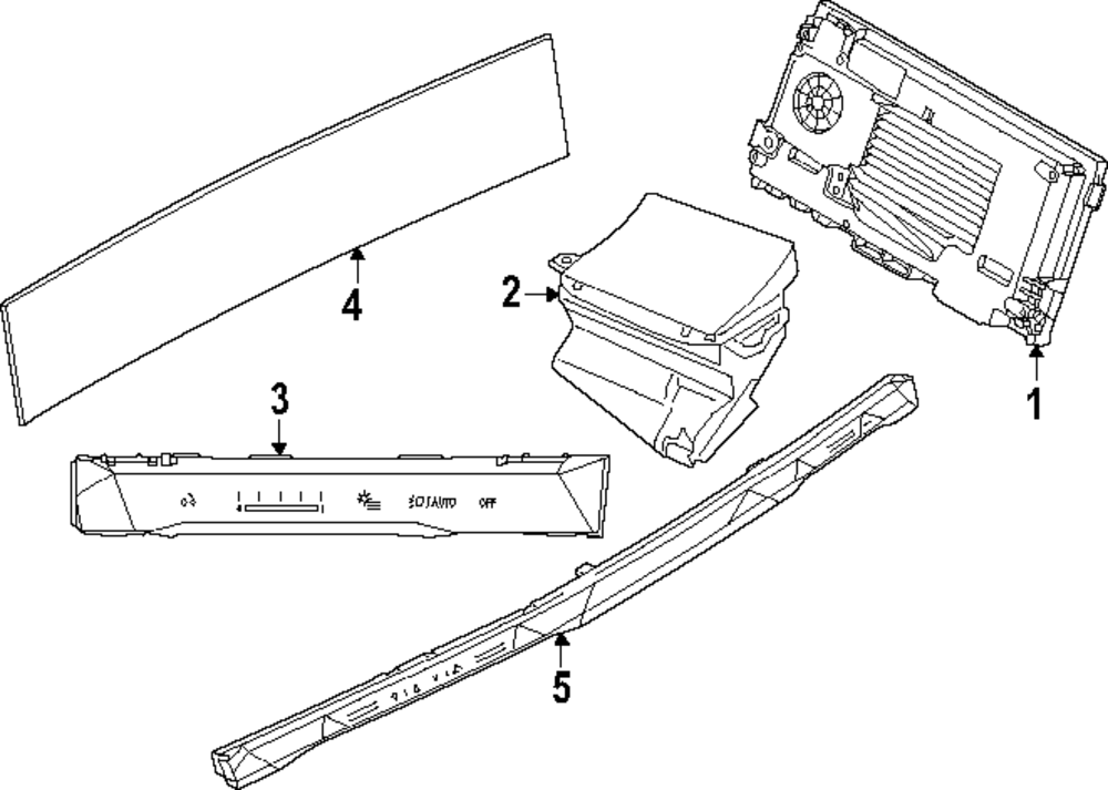 61-31-5-B48-ED9 - HVAC Temperature Control Panel | BMWPartsHub