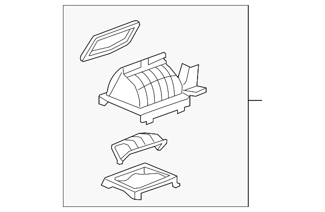 2008-2010 Saturn Vue HVAC Air Inlet Housing Kit 19130416 | Shop Matick ...
