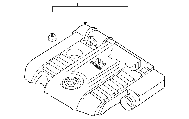 2006-2009 Volkswagen Air Cleaner Assembly 06F-133-837-AH | OEM Parts Online