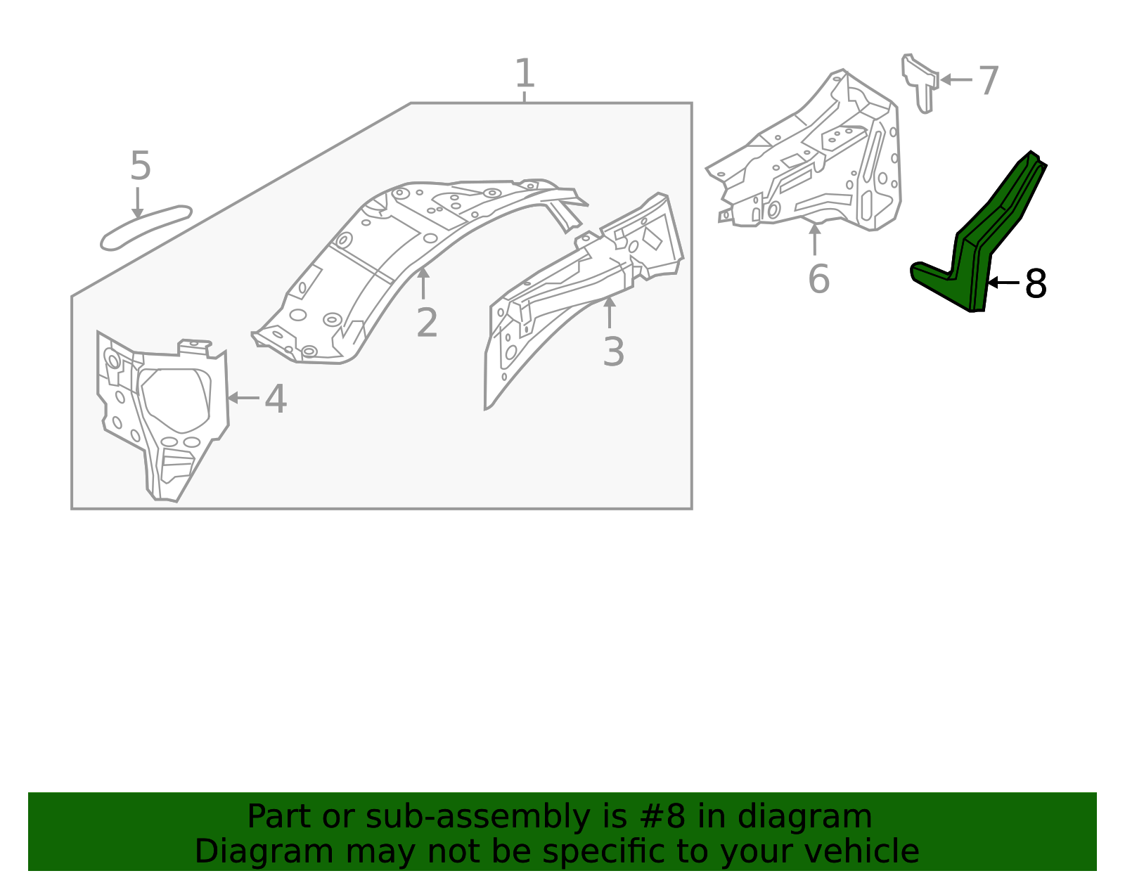 2017-2024 Nissan Armada Rail Reinforced Insulator 64897-1LA0A | My ...