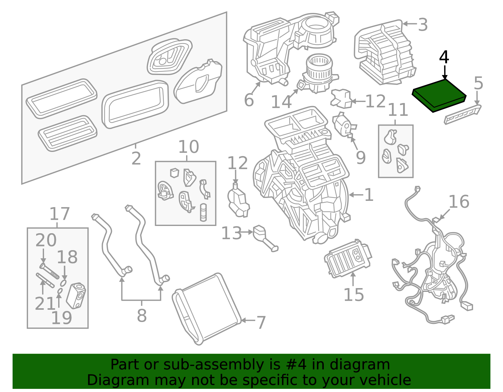 Cabin Air Filter 68535620AA | Mopar Parts Canada