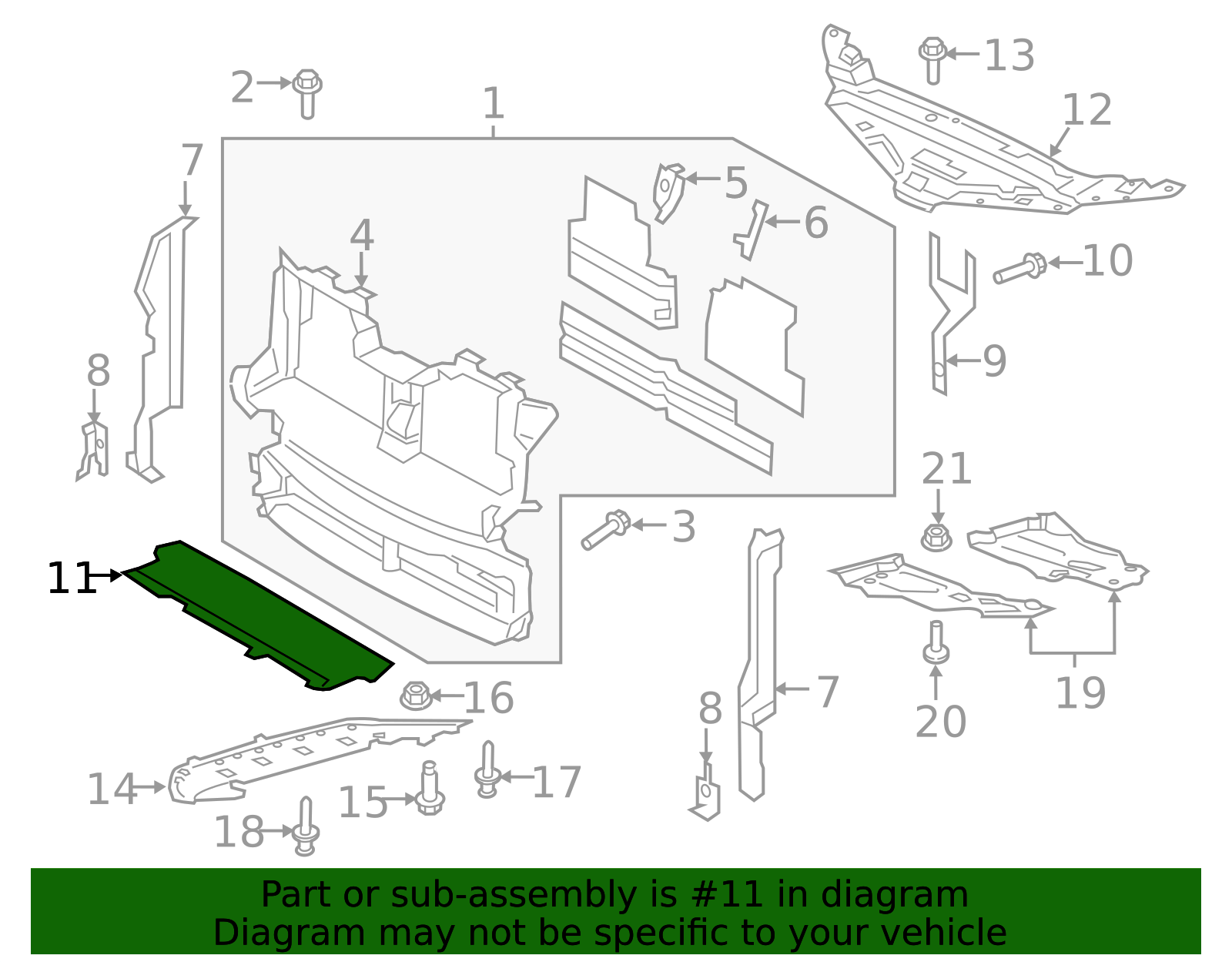 Deflector Air FA1Z-8327-A | OEM Parts Online