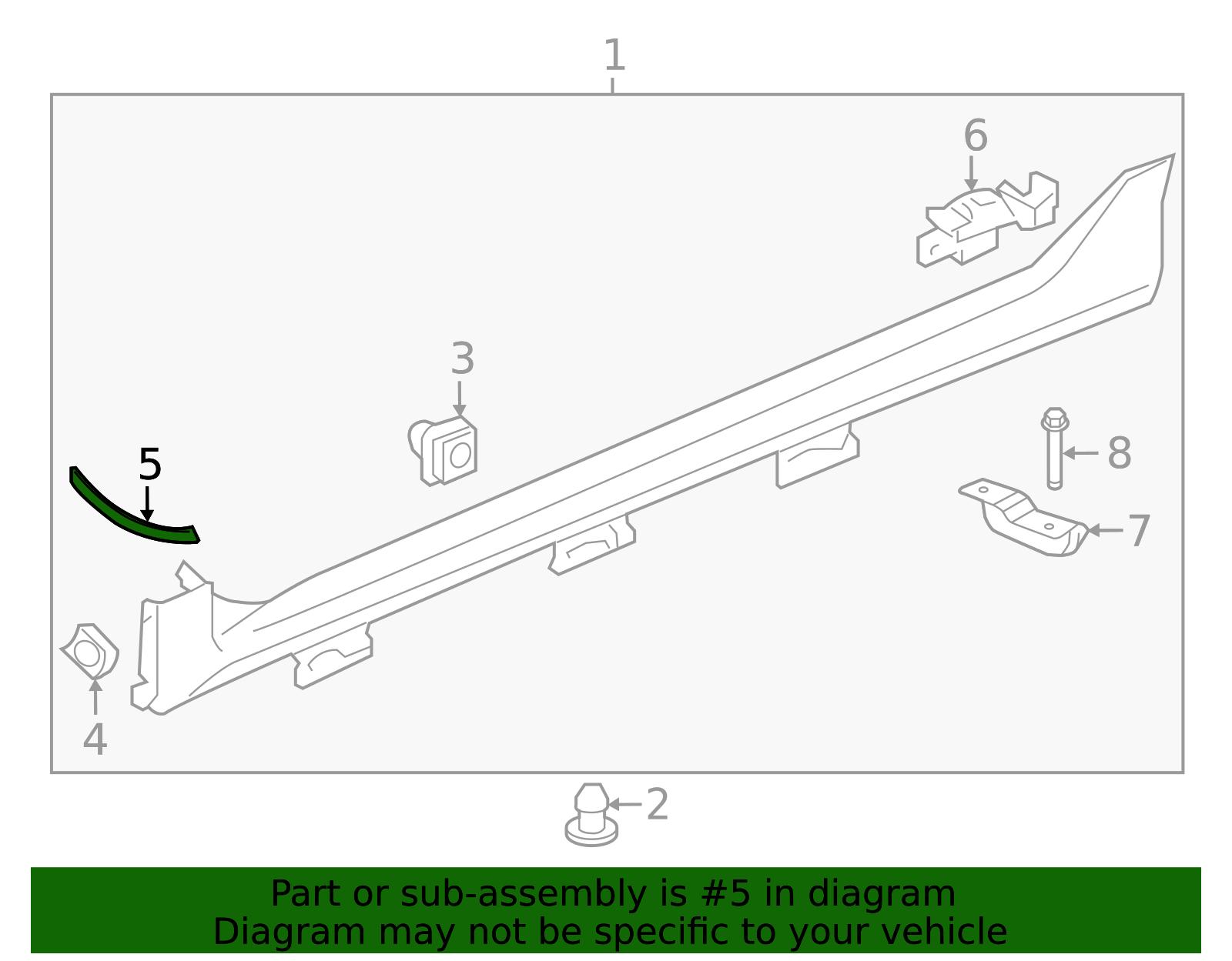 71804-TEA-T00 - 2017-2021 Honda Civic - Seal Side Sill Garnish Lip ...