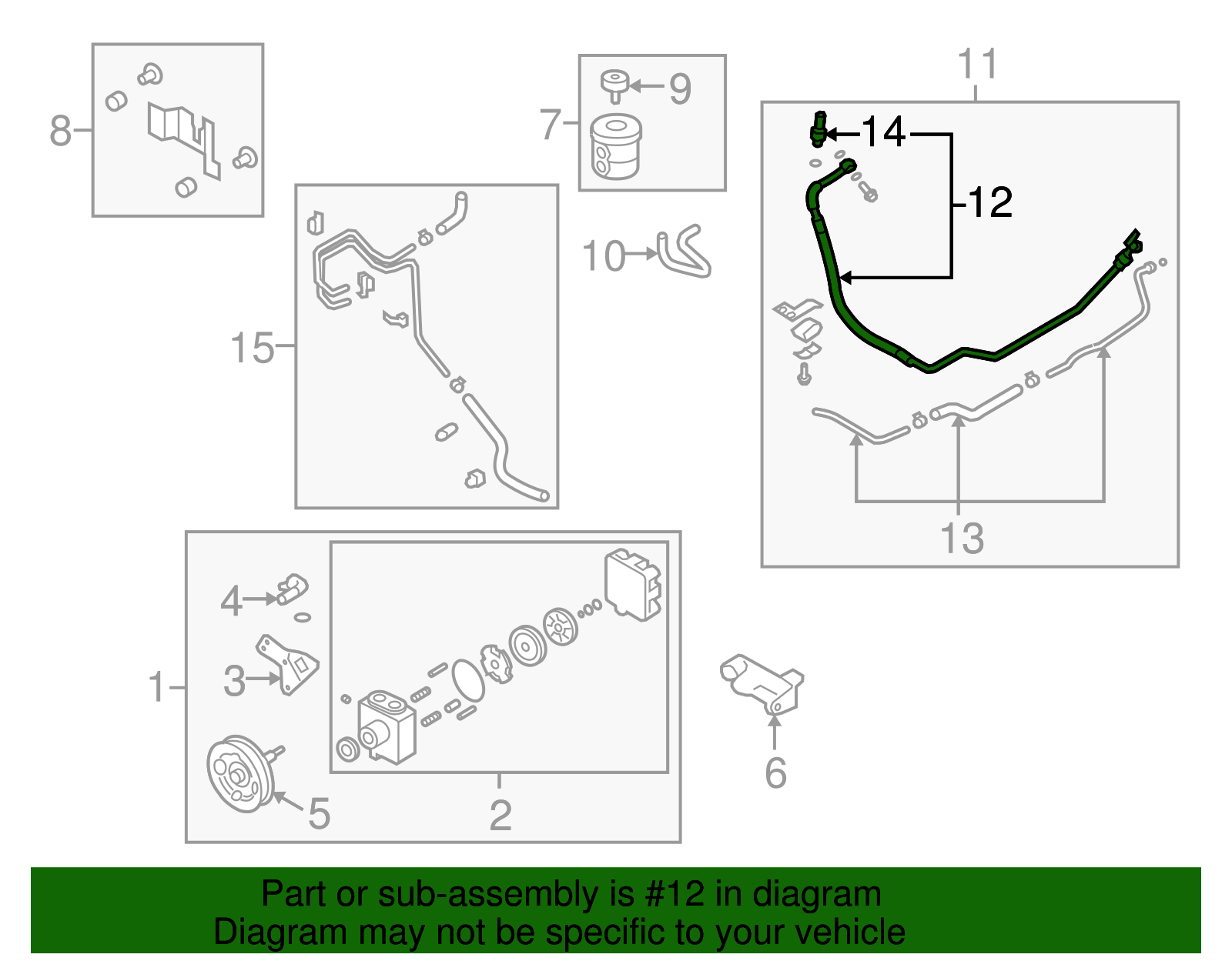 49720-JF11B - Pressure Hose - 2013-2020 Nissan GT-R | Conicelli Nissan