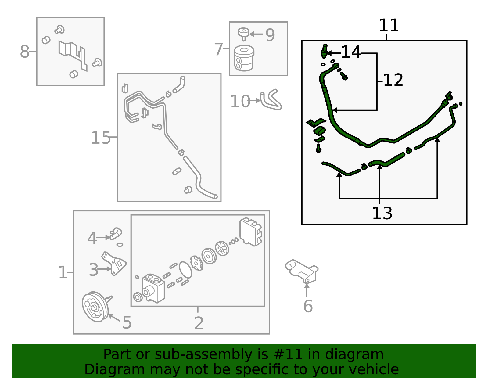 Power Steering Hose - High-Pressure OEM Replacement | AutoNation Parts