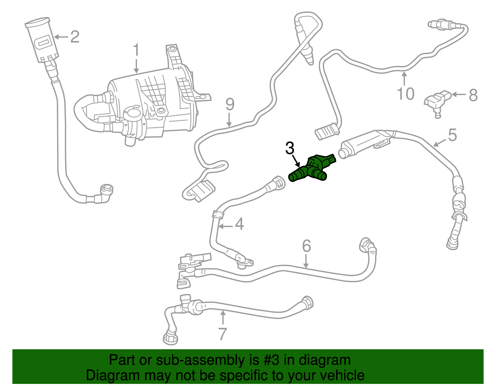 13-90-7-643-106 - Fuel Tank Vent Valve 2016-2025 BMW | BMW OEM Parts