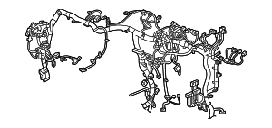 2021-2025 Cadillac XT6 Instrument Panel Wiring Harness 84873729 ...