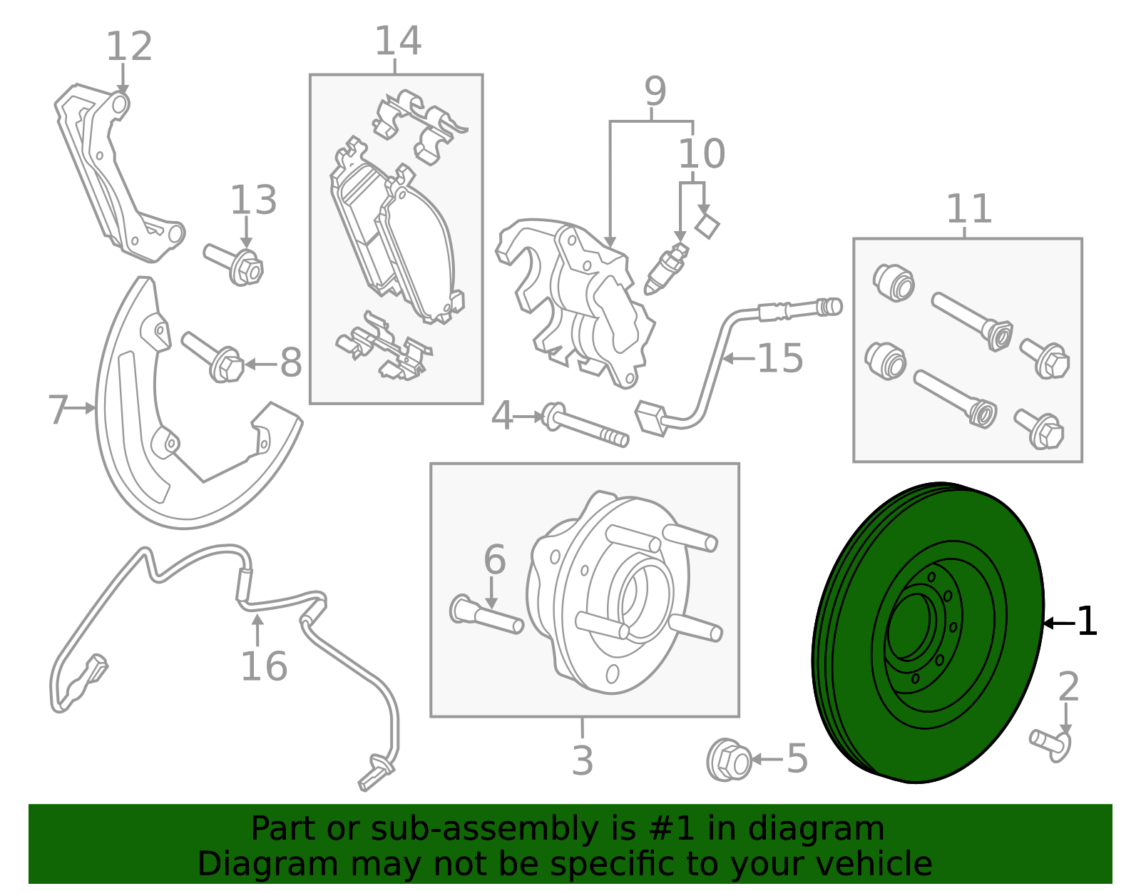 BRRC-65 - Motorcraft Rotor 2013-2019 Ford | Ford Parts Direct