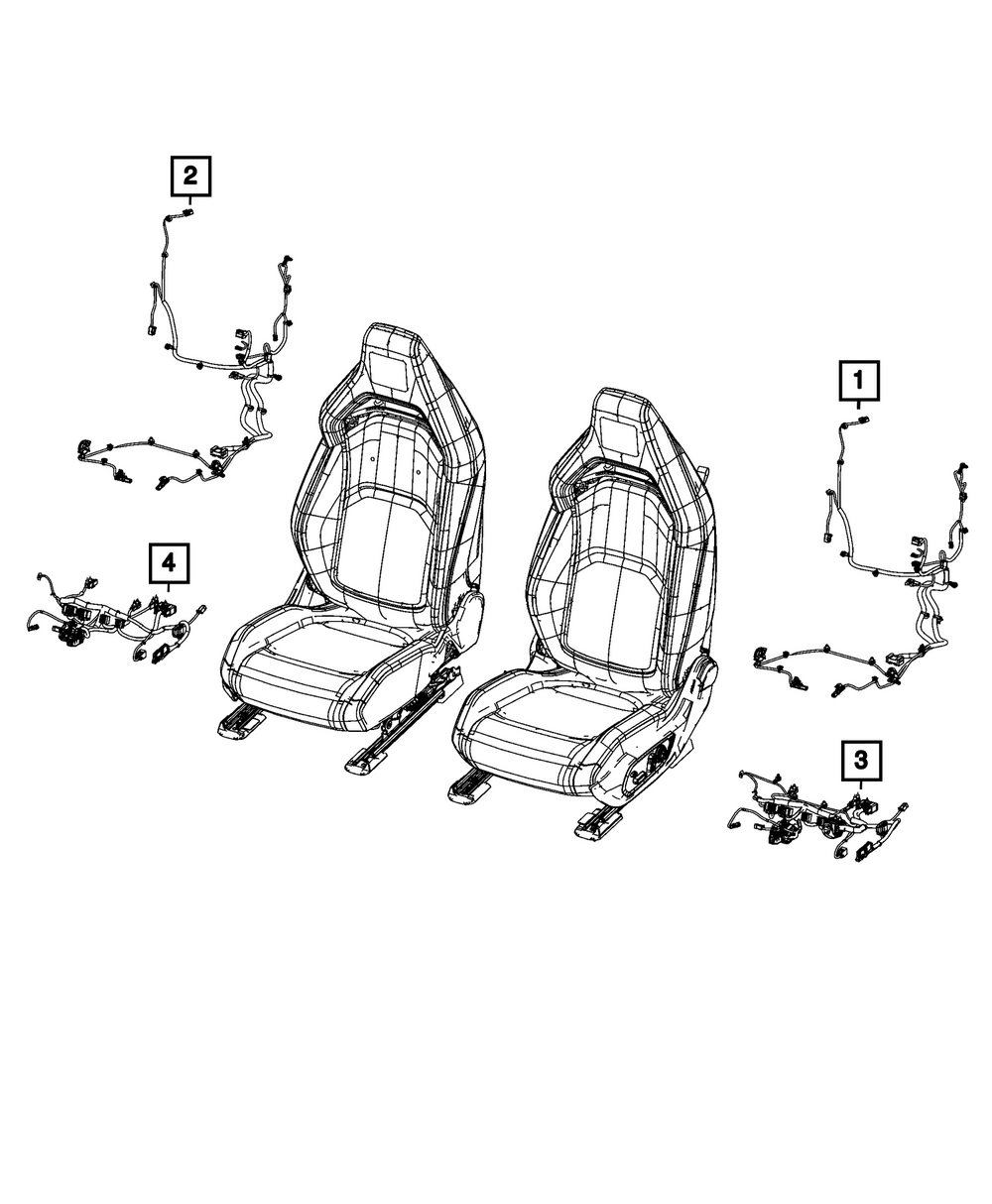 68644458AF - Seat Cushion Wiring 2024-2026 Dodge Charger Daytona | The ...