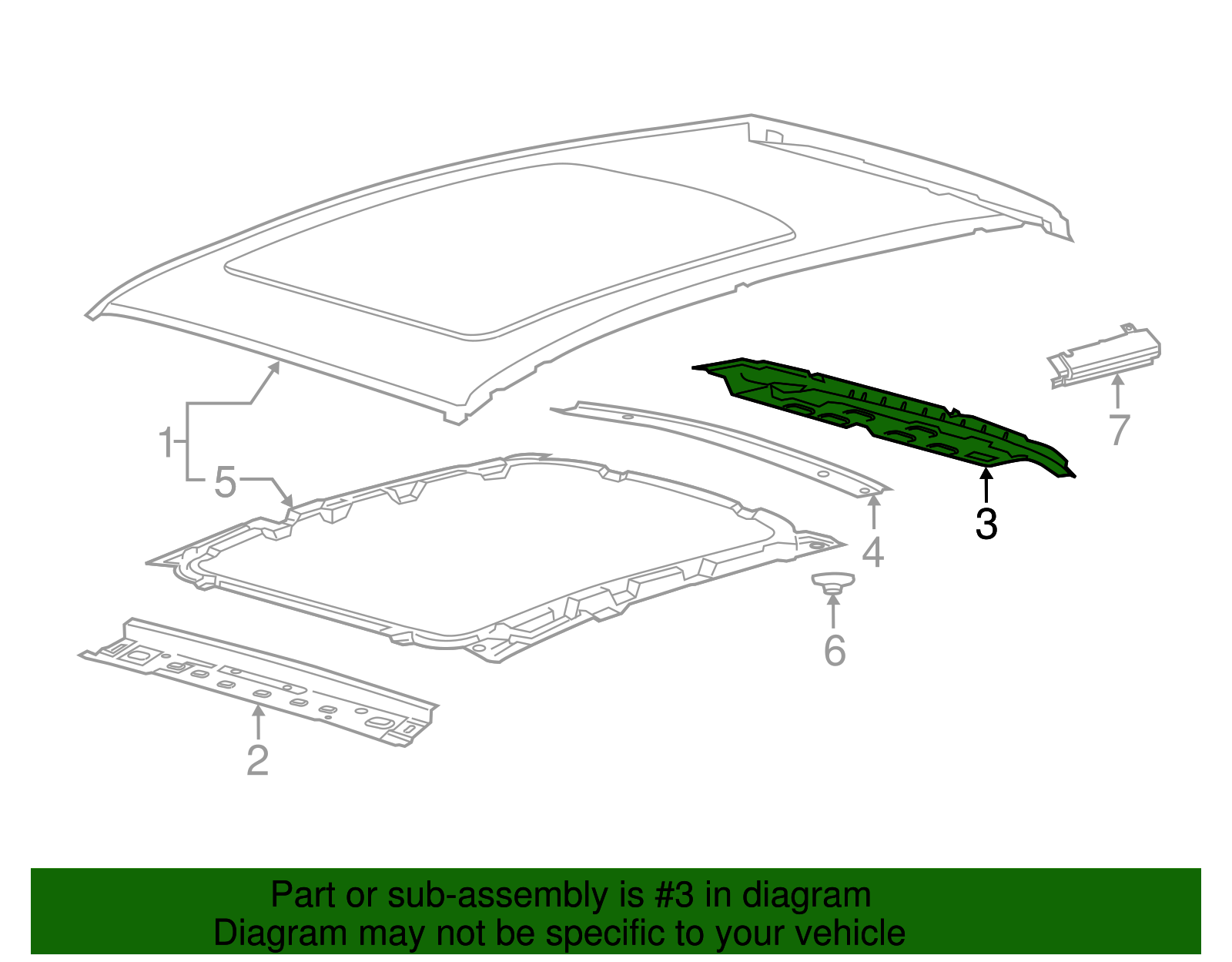 OEM Ford Rear Header For 2013-2019 Ford Escape - Part No. GJ5Z-7841302 ...