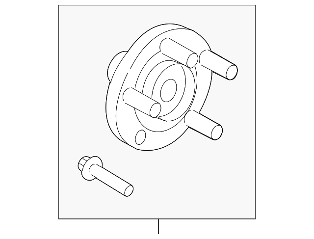 2011-2015 Ford Hub Assembly BT4Z-1104-A | OEM Parts Online