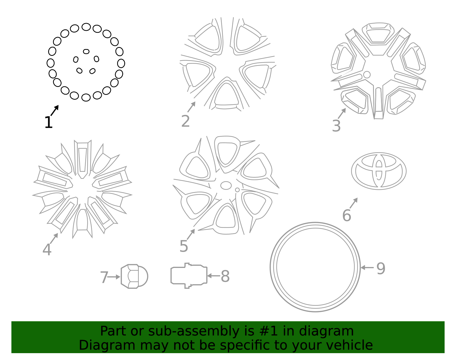 2019-2024 Toyota RAV4 2019-2024 Toyota RAV4 - Wheel Steel 42611-0R230 ...