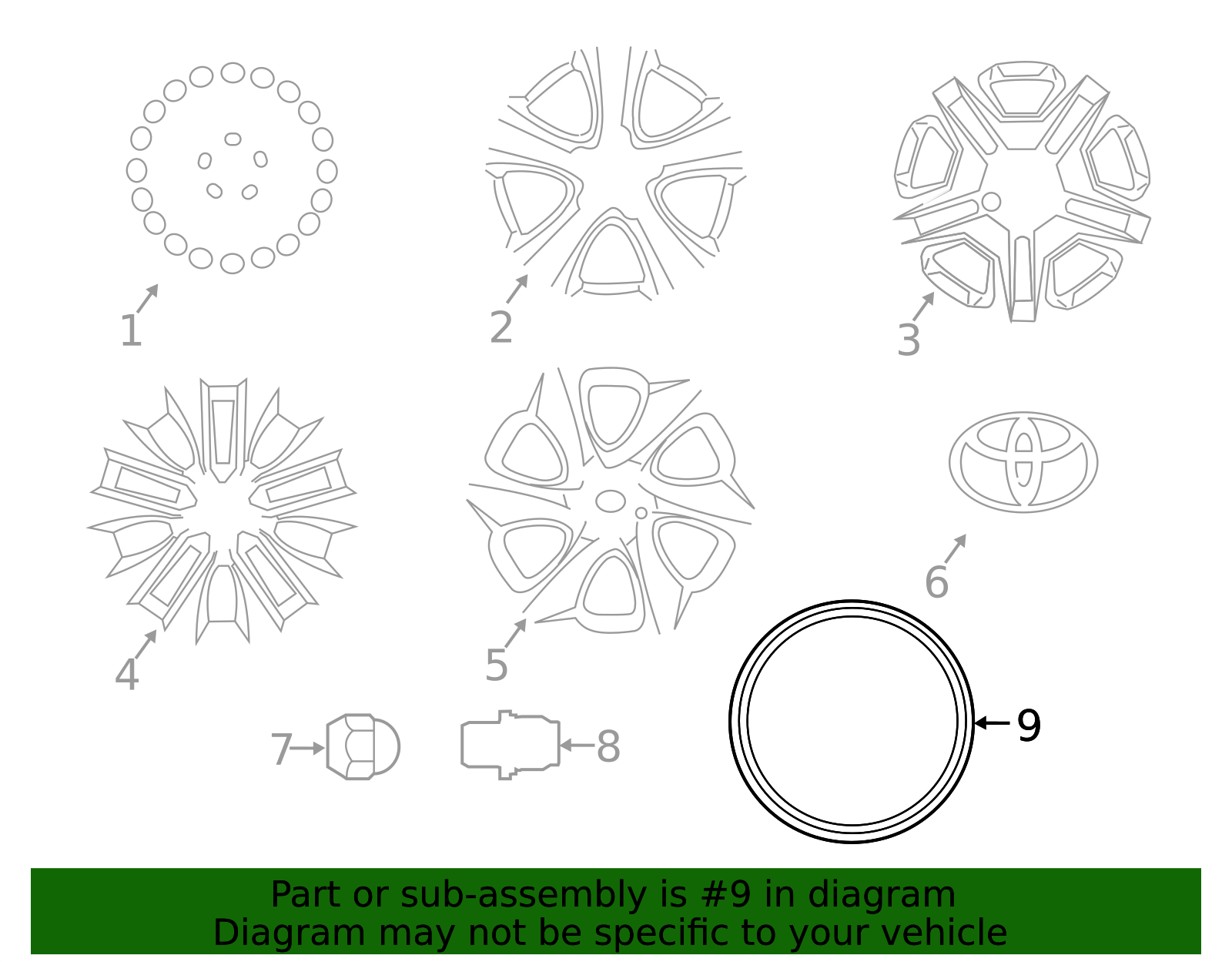 Toyota Wheel Disc Part# 426110r271 | Toyota of Colorado Springs