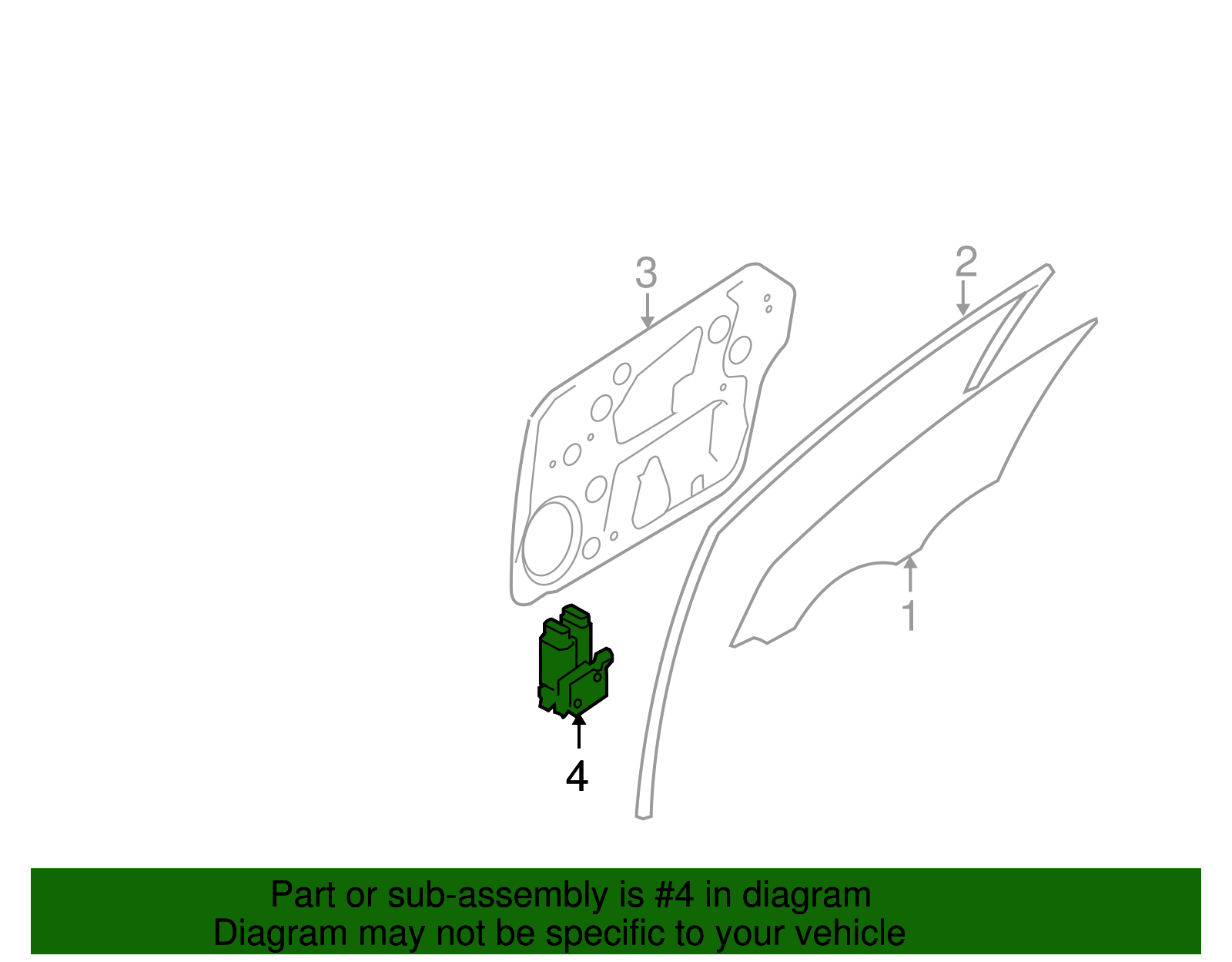 82460-2T000 - Window Motor 2011-2015 Kia Optima | Kia.Parts Store