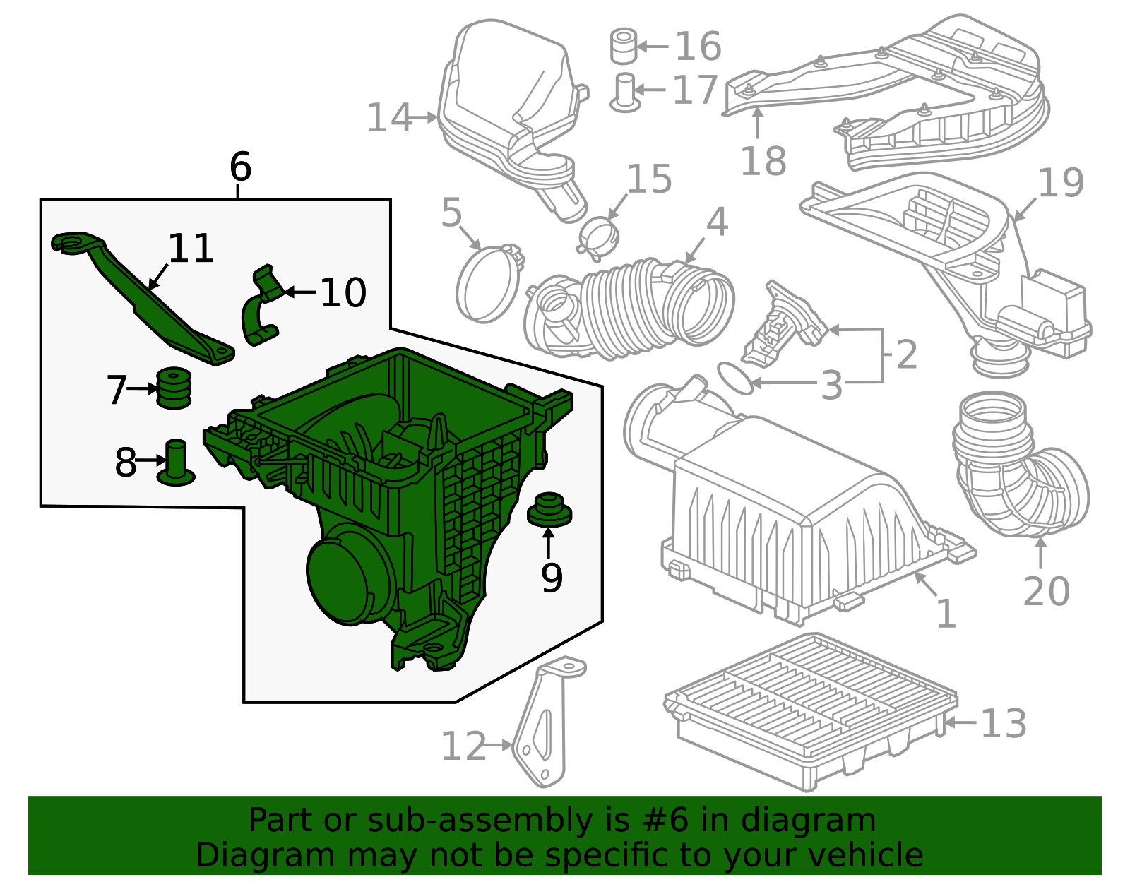 17201-68A-A00 - High-Quality Air Filter Housing for AutoNation Parts