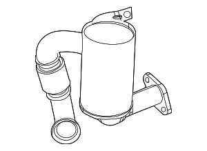 1K0-253-120 - VW Volkswagen Diesel EGR Filter Tube Replacement GENUINE ...