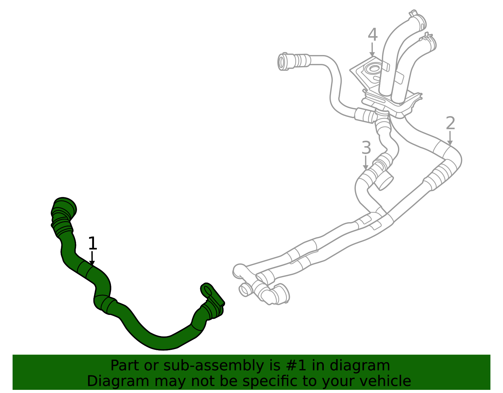 64216832801 - 2019-2024 BMW HVAC Heater Hose (64-21-6-832-801) | BMW of ...