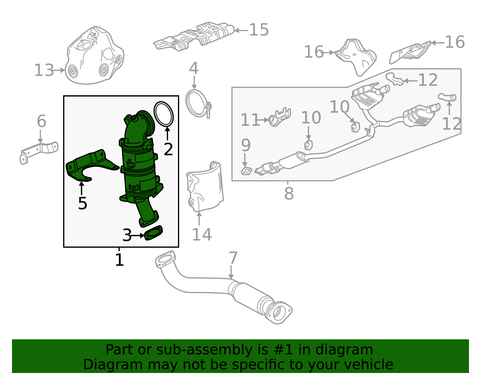 12729318 - Catalytic Converter 2024-2025 GM | GM Parts Warehouse