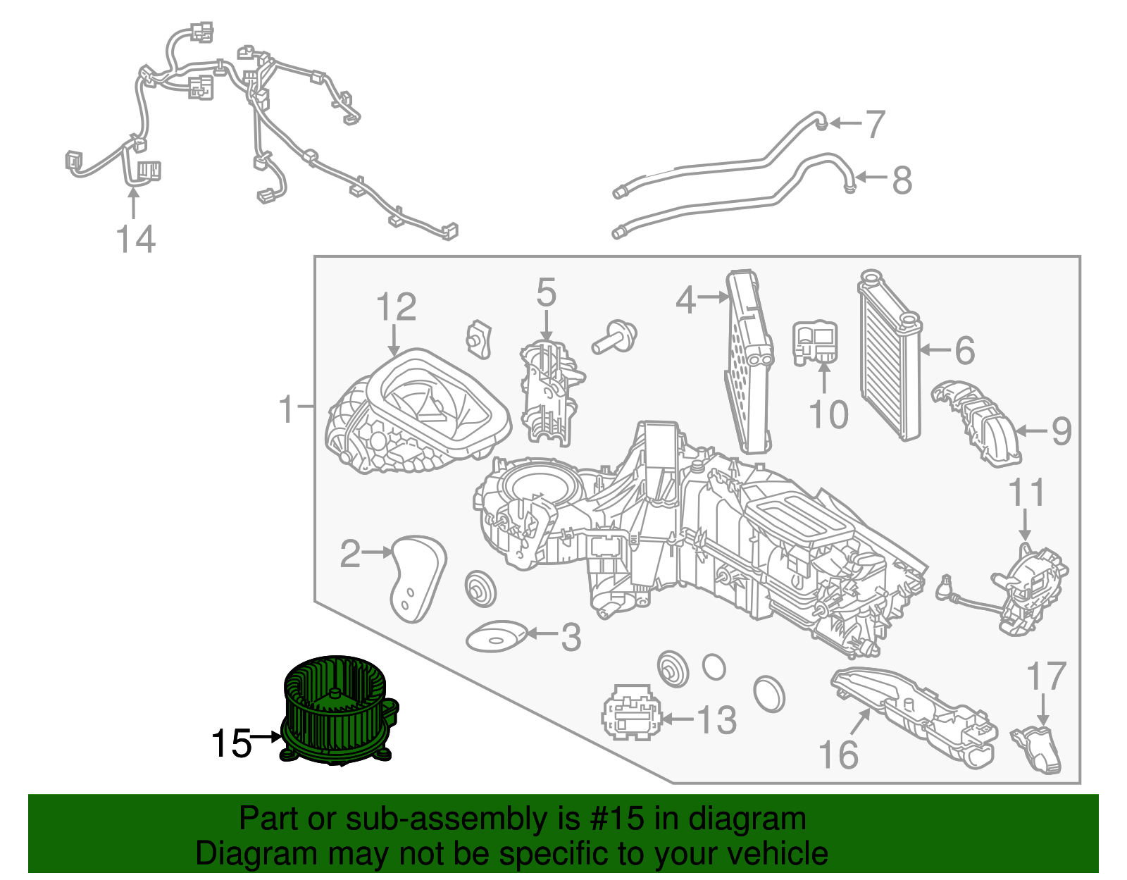 2011-2016 Ford Blower Motor BC3Z-19805-C | OEM Parts Online