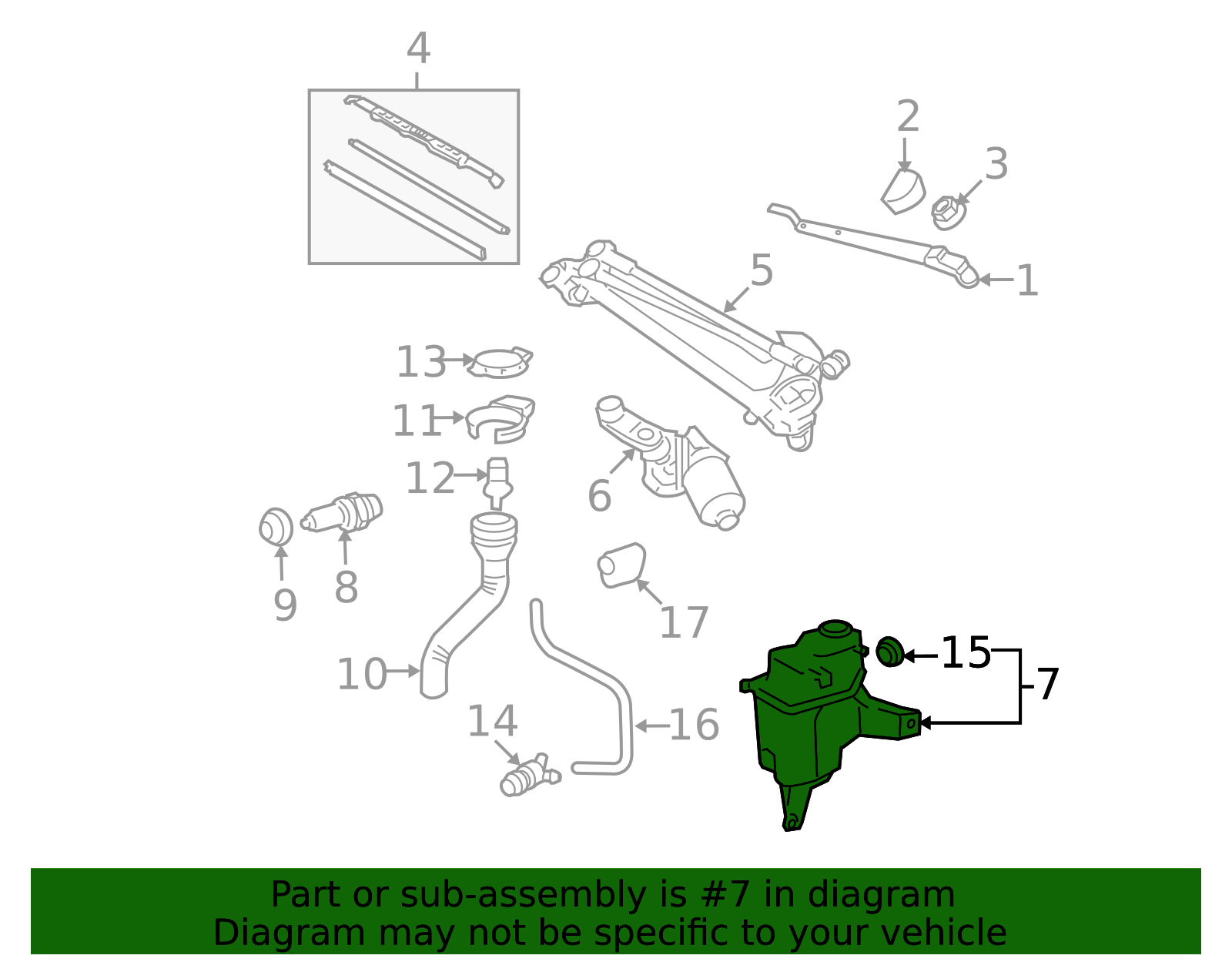 85315-0R010 - Washer Fluid Reservoir - 2009-2014 Toyota RAV4 | Nucar ...