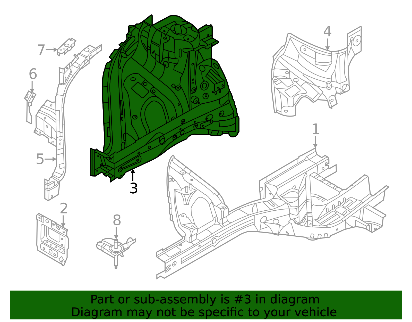 64502-R0000 - Apron Assembly 2022-2024 Kia Carnival | Kia.Parts Store