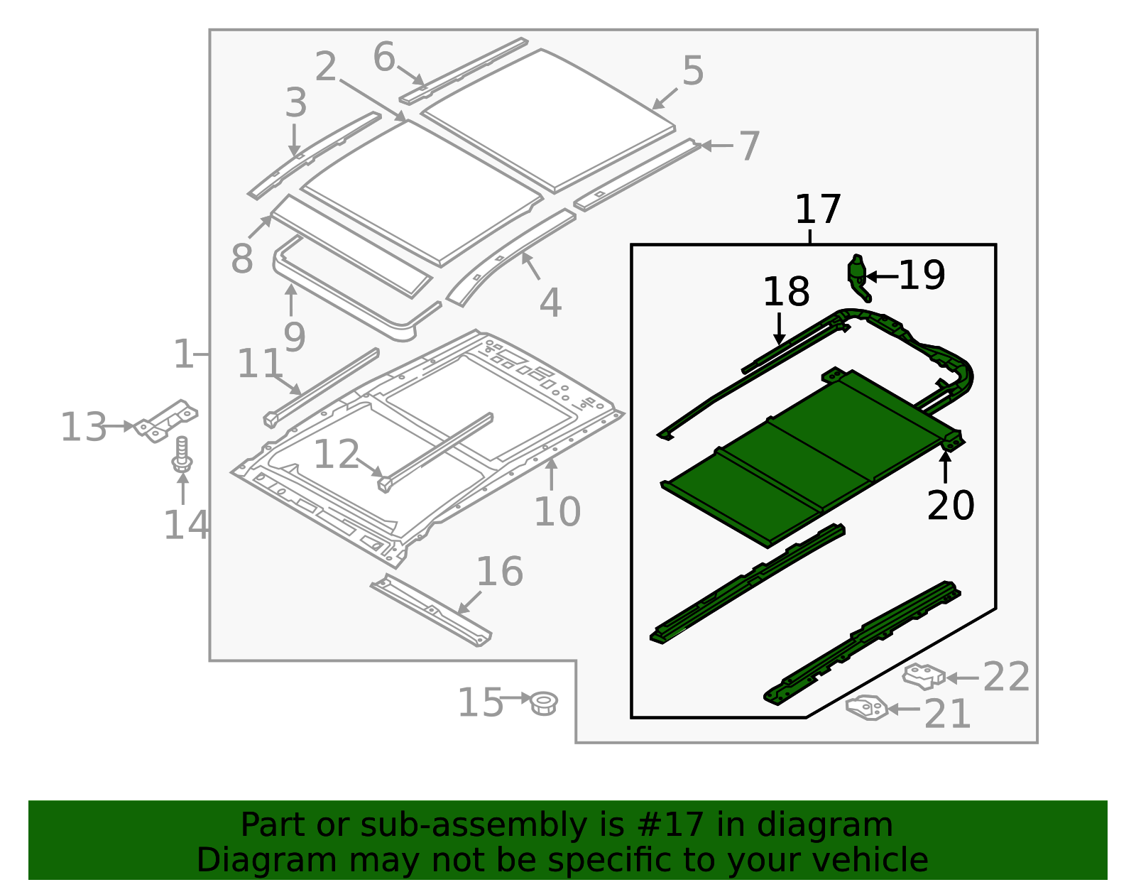 81646-2W000-VYN - High-Quality Sunroof Guide Rail for 2013-2018 Hyundai ...