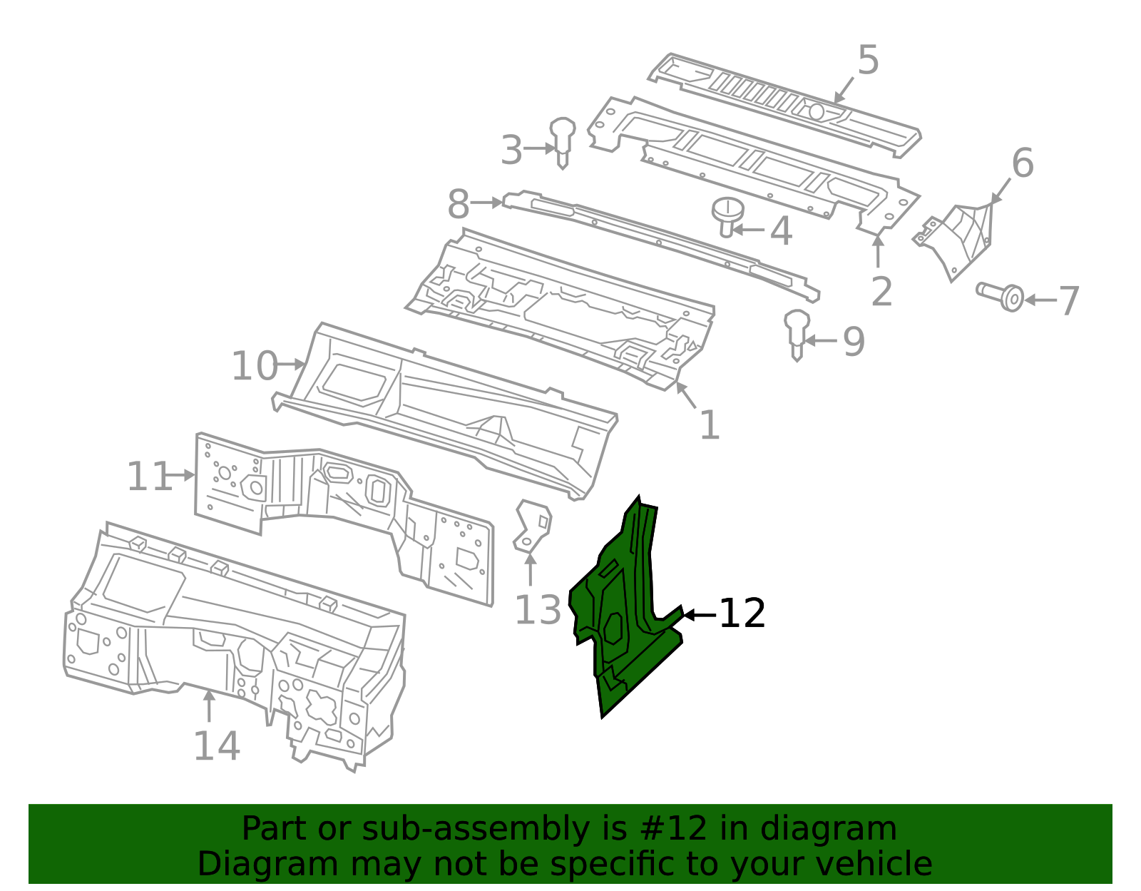 68299172AD - Splash Shield Right - 2018-2020 Jeep Wrangler | Mopar ...