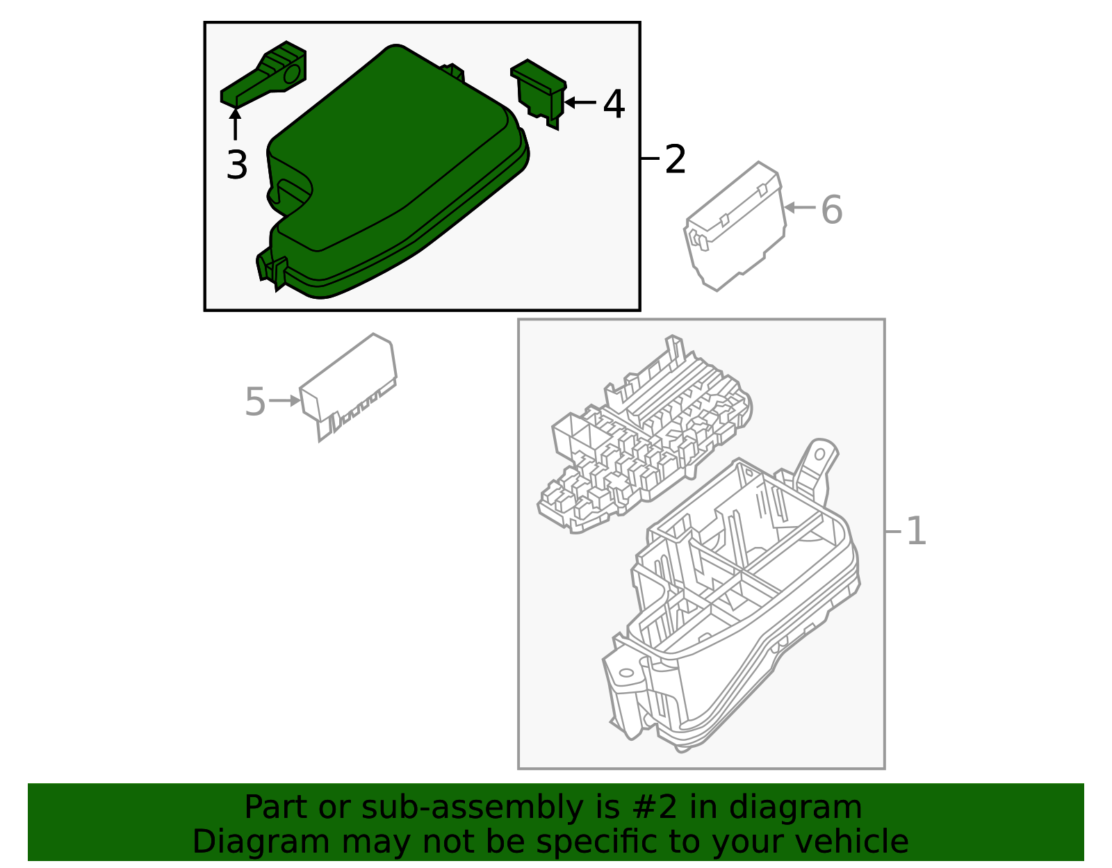B62S-66-761 - Fuse Box Cover - 2017 2018 Mazda 3 | Mazda Parts Factor