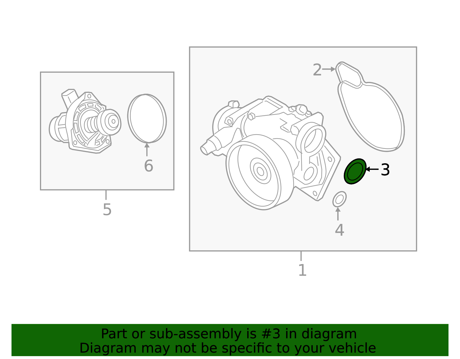 2016-2025 BMW Water Pump Assembly O-Ring 11-51-7-642-402 | BMW Parts ...