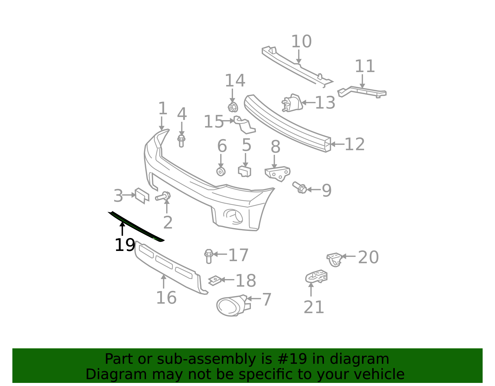 Genuine Official Toyota Valance Panel Bracket part# 52533-0C040 for ...