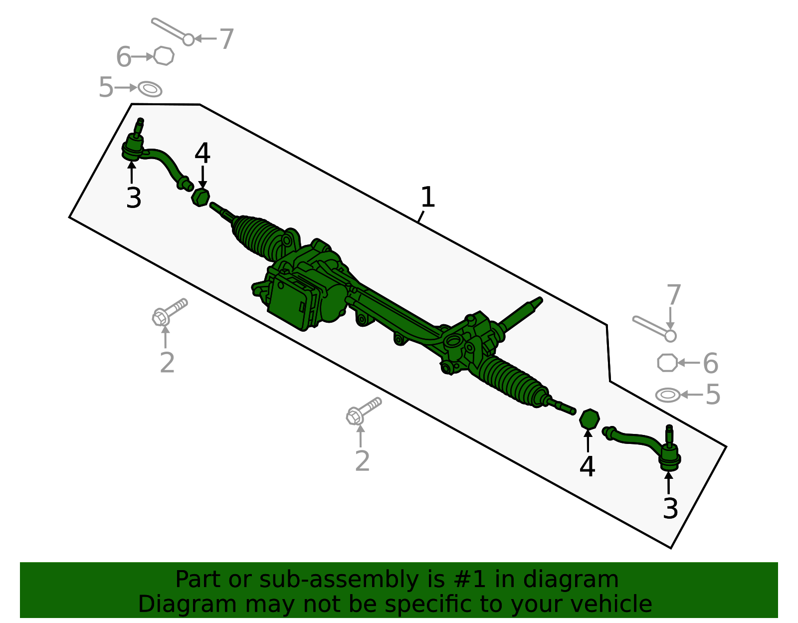 Genuine Rack And Pinion Assembly for 57700-T6200 | Hyundai OEM Parts Direct