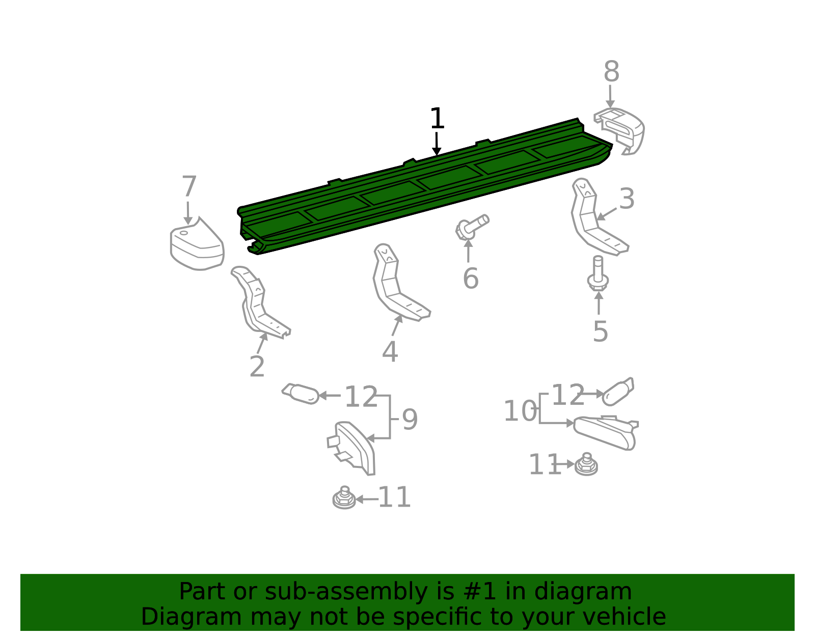 5108335170 - Running Board 2003-2009 Toyota 4Runner | Toyota San Diego ...