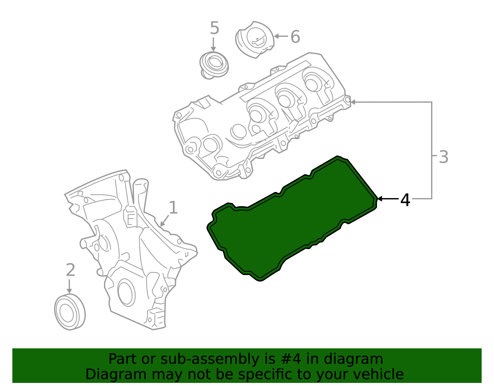 2014-2019 Ford Valve Cover Gasket FG1Z-6584-A | Awesome Parts Ford