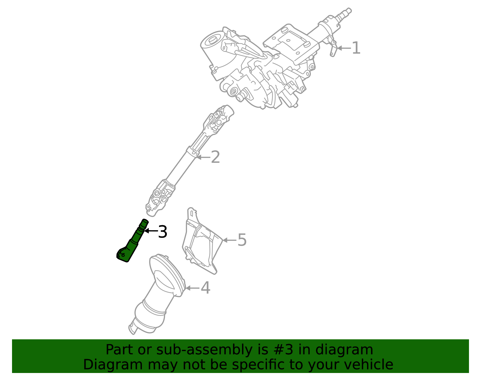 2016-2020 Toyota Mirai Coupling Shaft 45221-62051 | Toyota Parts Center