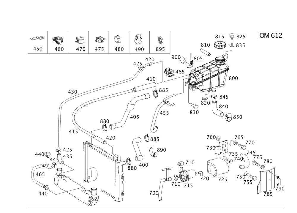 463-500-33-75 - Molded Hose 2009-2015 Mercedes-Benz G550 | Mercedes ...