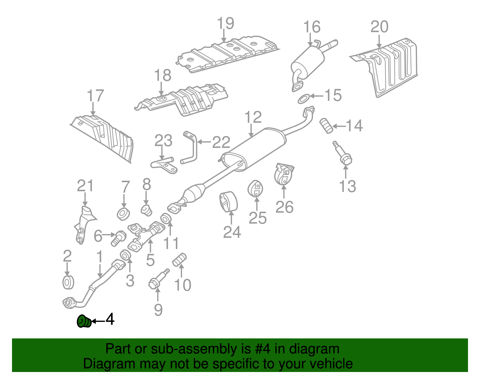 Genuine Toyota Exhaust Nut part# 90080-17187 for 2000-2025 Toyota ...