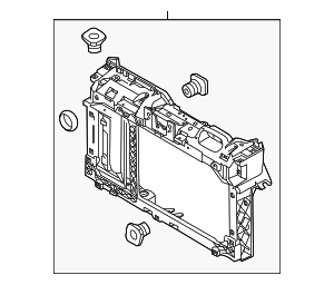 2014-2019 Ford Fiesta Radiator Support Panel CE8Z-16138-E | Ford OEM ...
