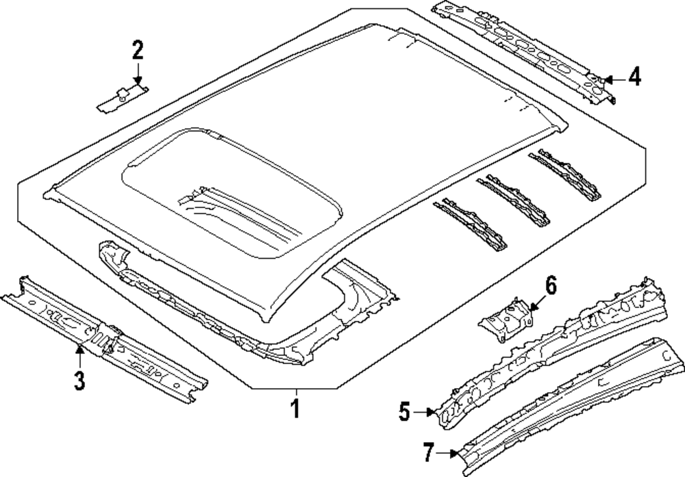 53410FN0009P - 2024 Subaru - Rear Header | Subaru Parts HQ