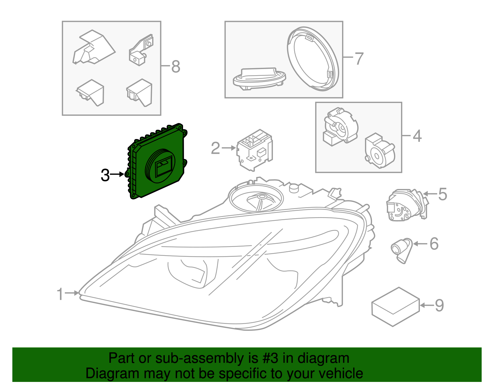 2016-2019 BMW 2016-2019 BMW - Control Module 63-11-8-494-839 | BMW ...