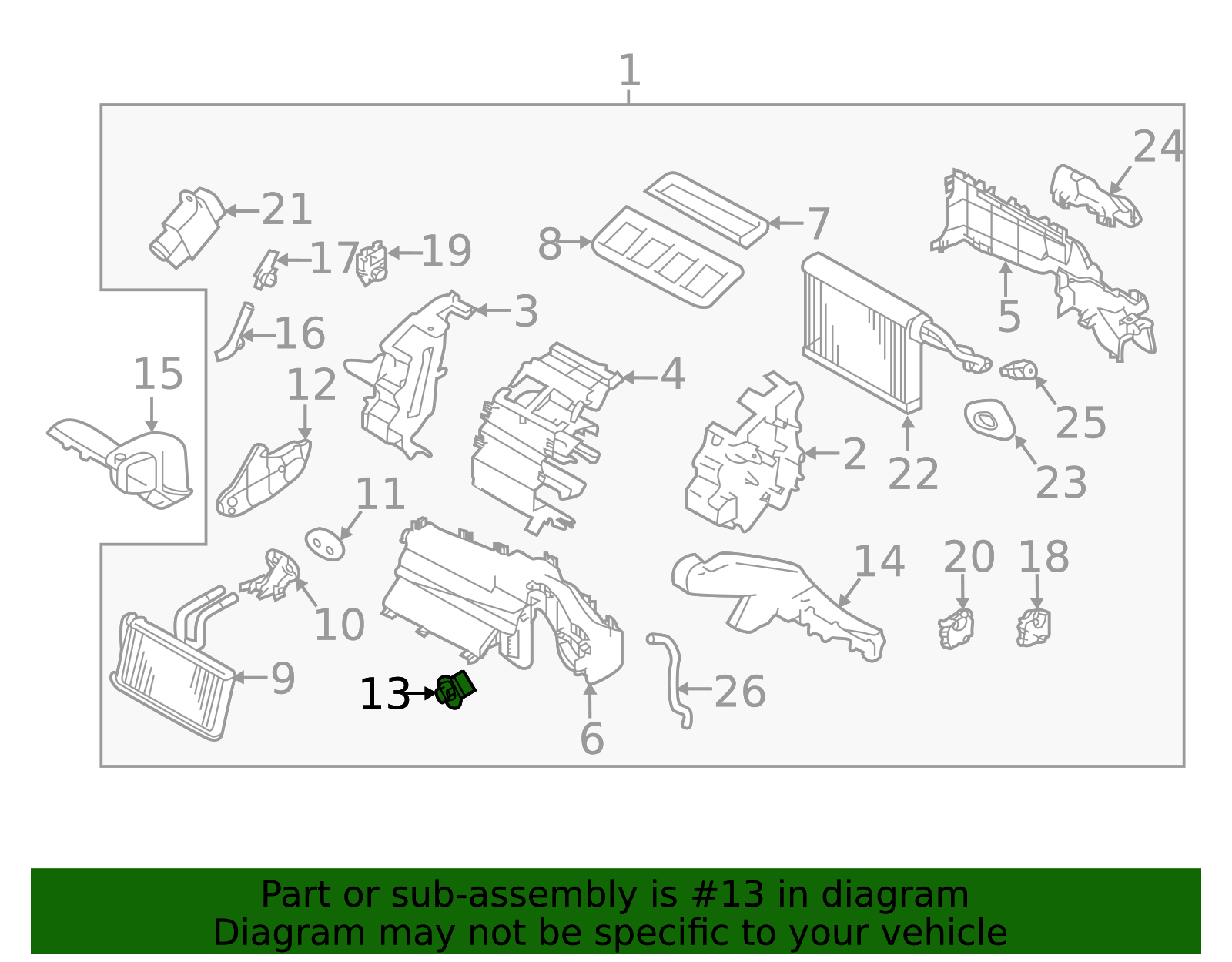 2017-2025 Subaru Blower Motor Resistor 73533FL00A | Subaru Parts Store