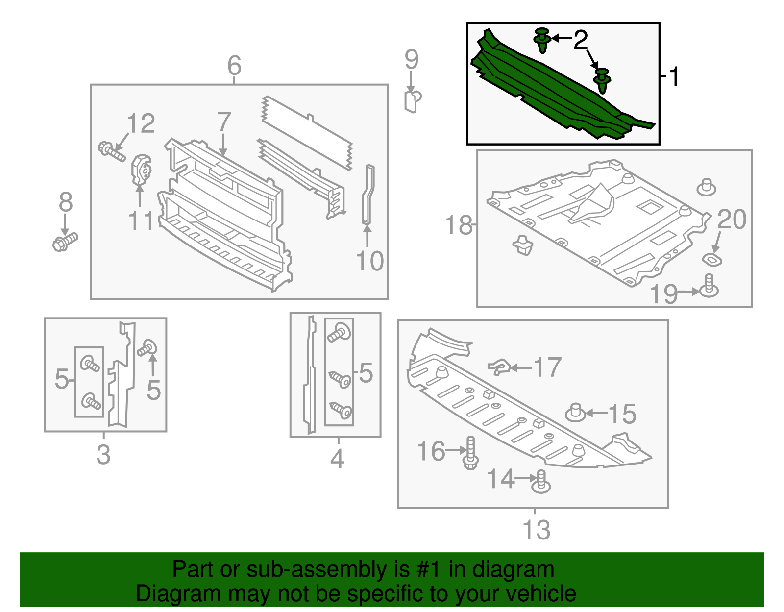 2013-2016 Lincoln MKZ Sight Shield DP5Z-16A238-A | Ford OEM Parts Outlet