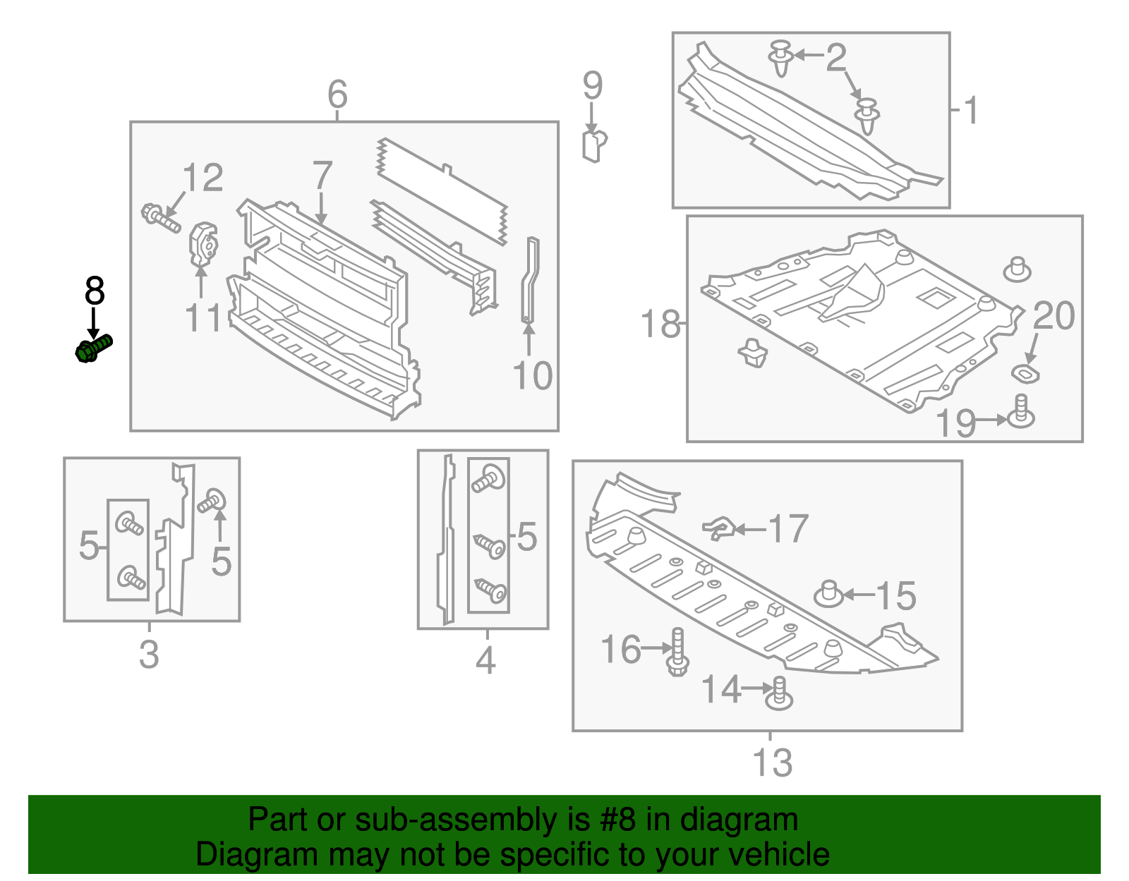 2013-2016 Ford Housing Bolt -W711066-S307 | TascaParts.com