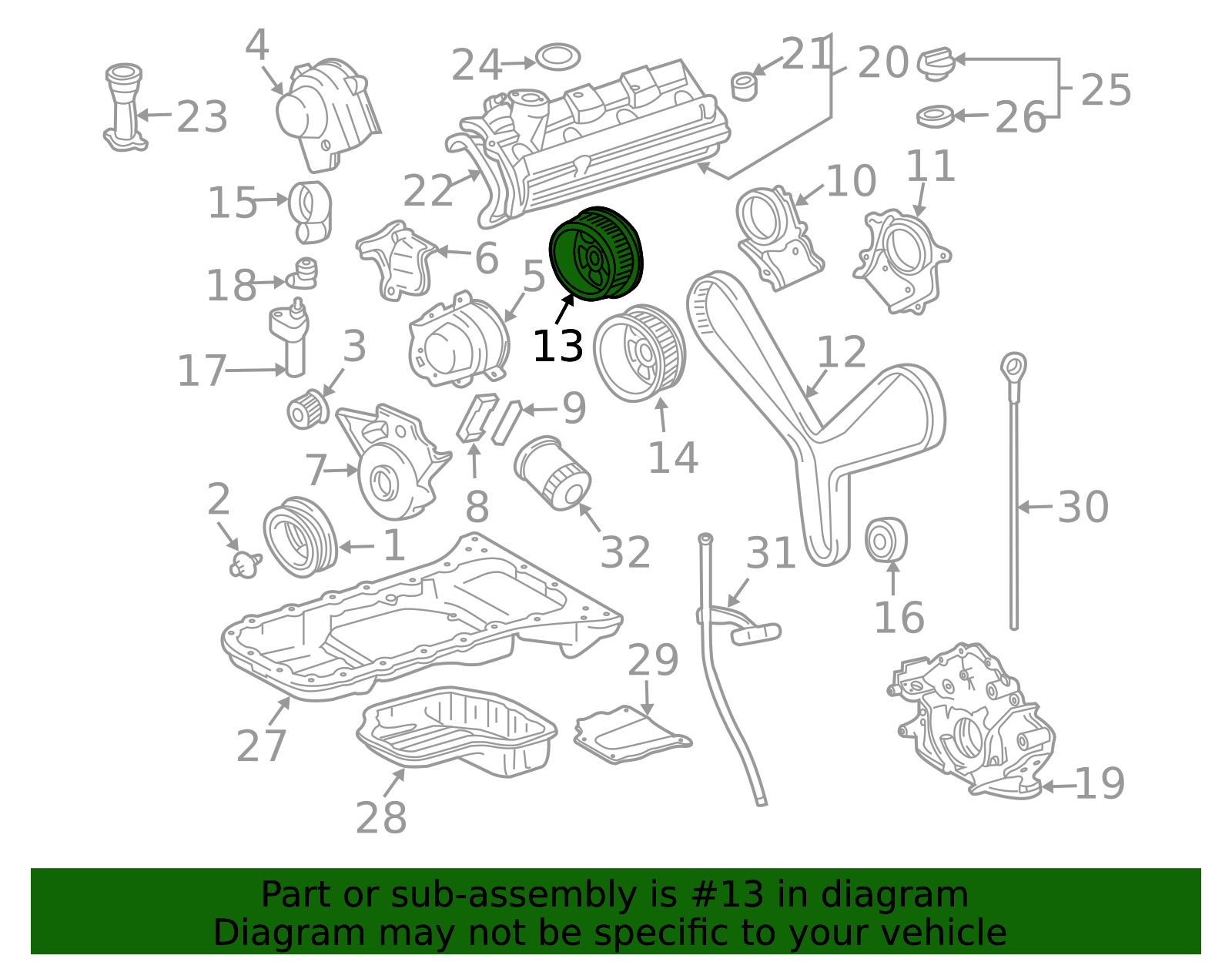13523-50060 - Timing Gear Set 2004-2009 Toyota | Toyota San Diego Parts